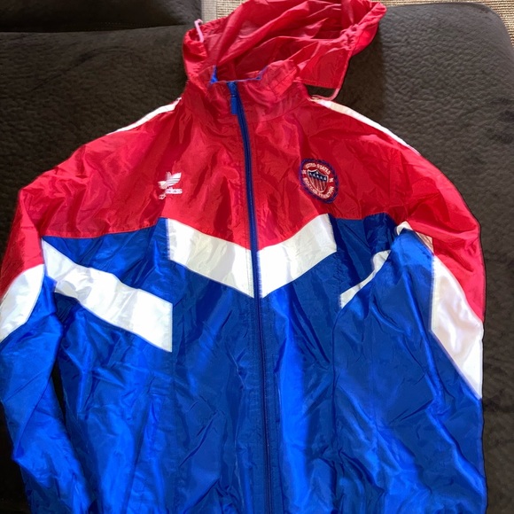 adidas | Jackets & Coats | Adidas 9s Vtg Usa Mens Soccer National Team ...